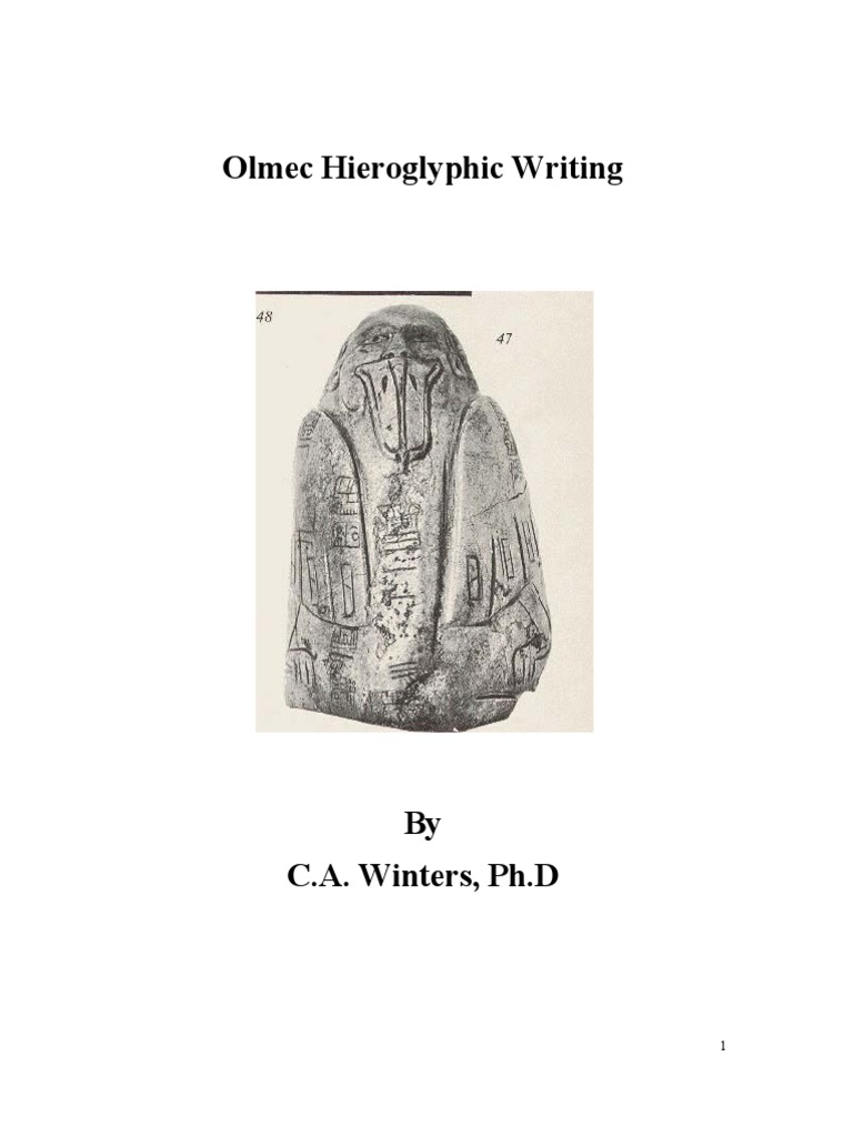Olmec Writing and Language | PDF