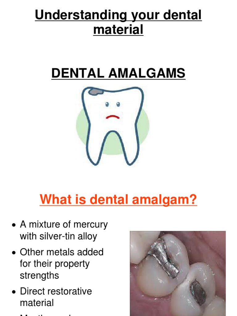 Amalgam Presentation | PDF | Mercury (Element) | Alloy