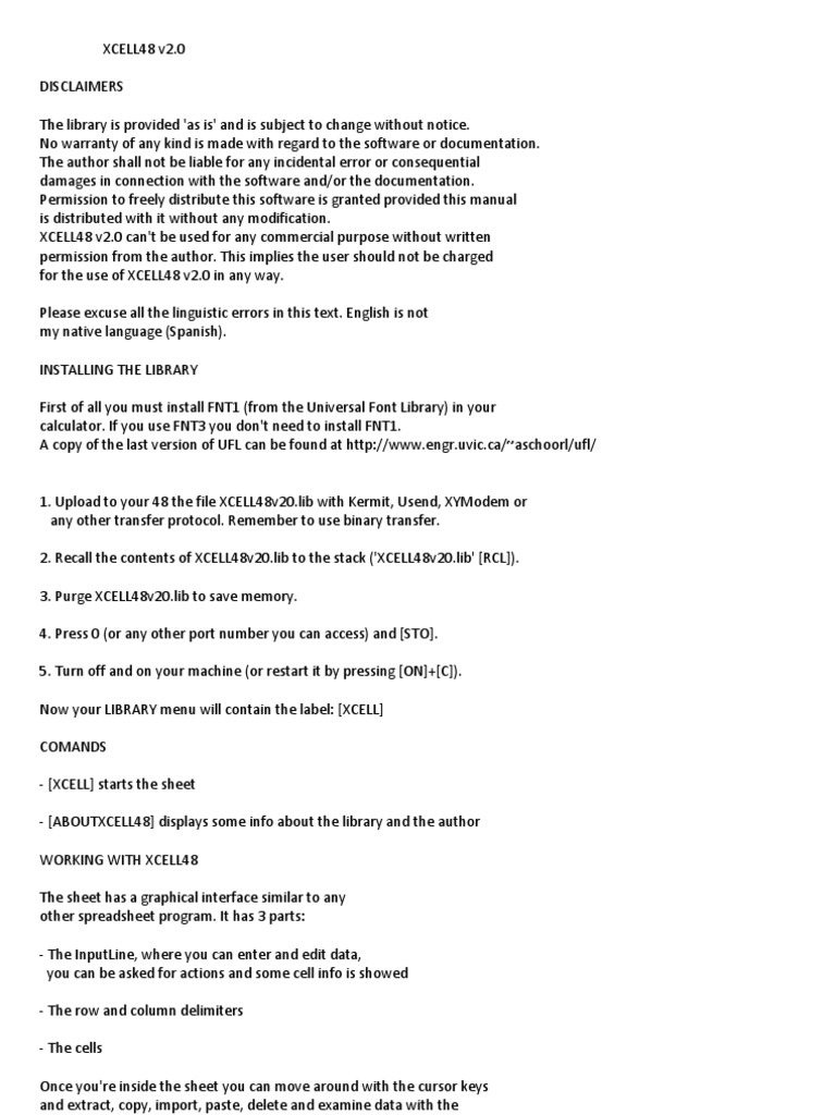 XCELL48 v2 | PDF | Microsoft Excel | Function (Mathematics)