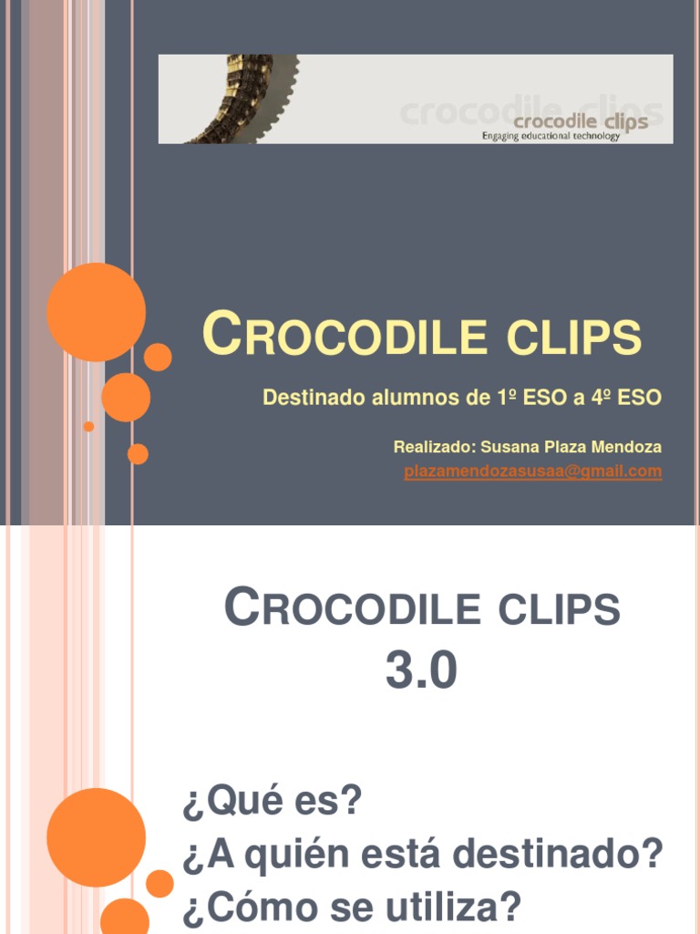 Introducción a Crocodile Clips 3.0 | PDF | Informática