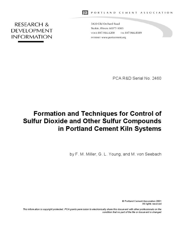 Sulfur Formation | PDF | Sulfur | Concrete