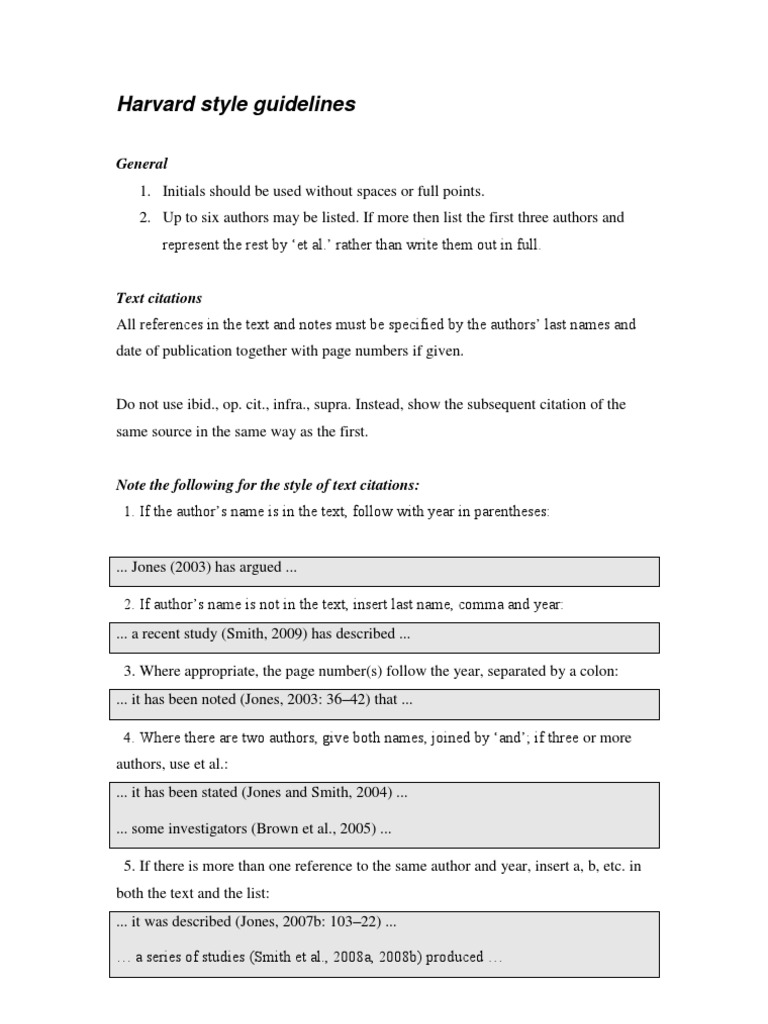 Sociopedia Isa Harvard Style Guidelines | PDF