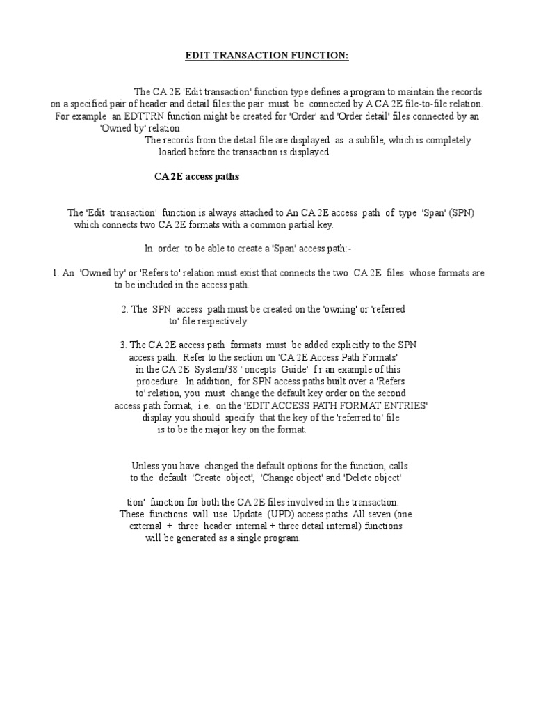 Edit Transaction | Download Free PDF | Subroutine | File Format
