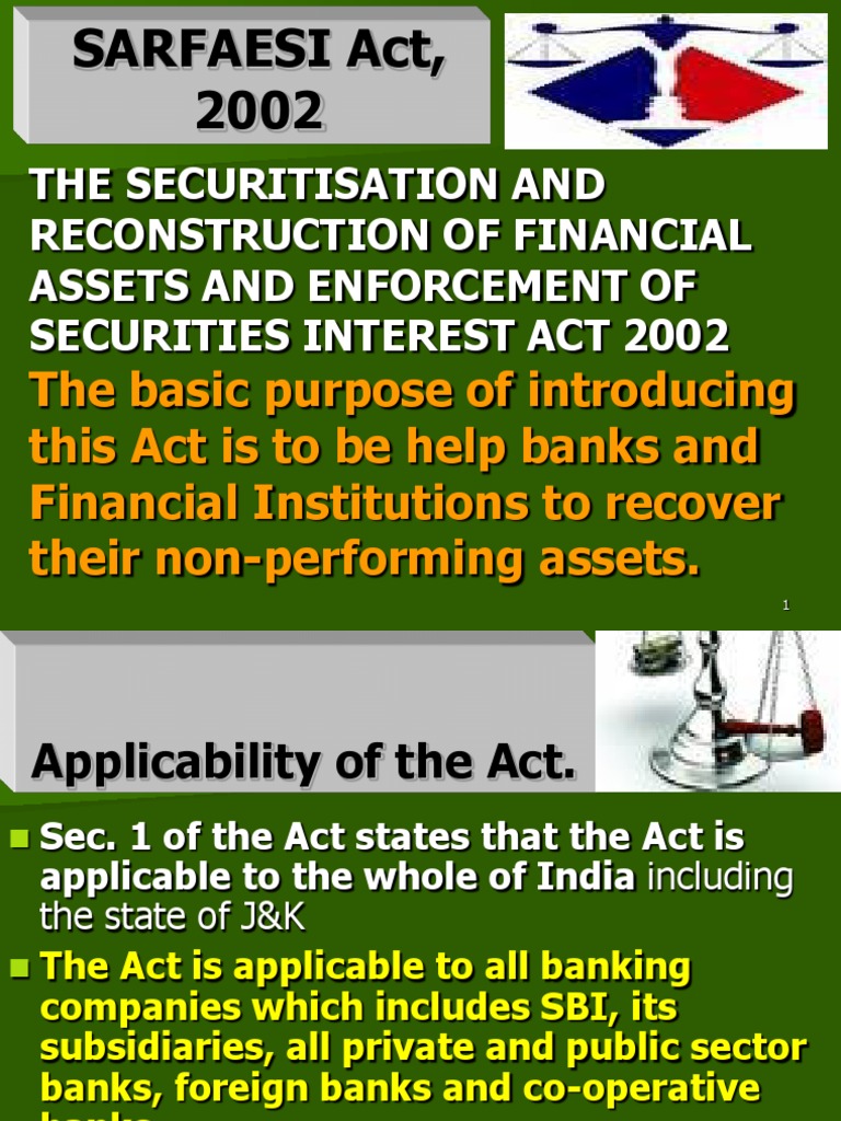 Sarfaesi Act, 2002 | PDF