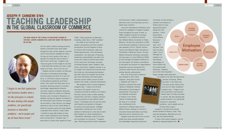 EdEx Cangemi | PDF | Leadership | Educational Psychology