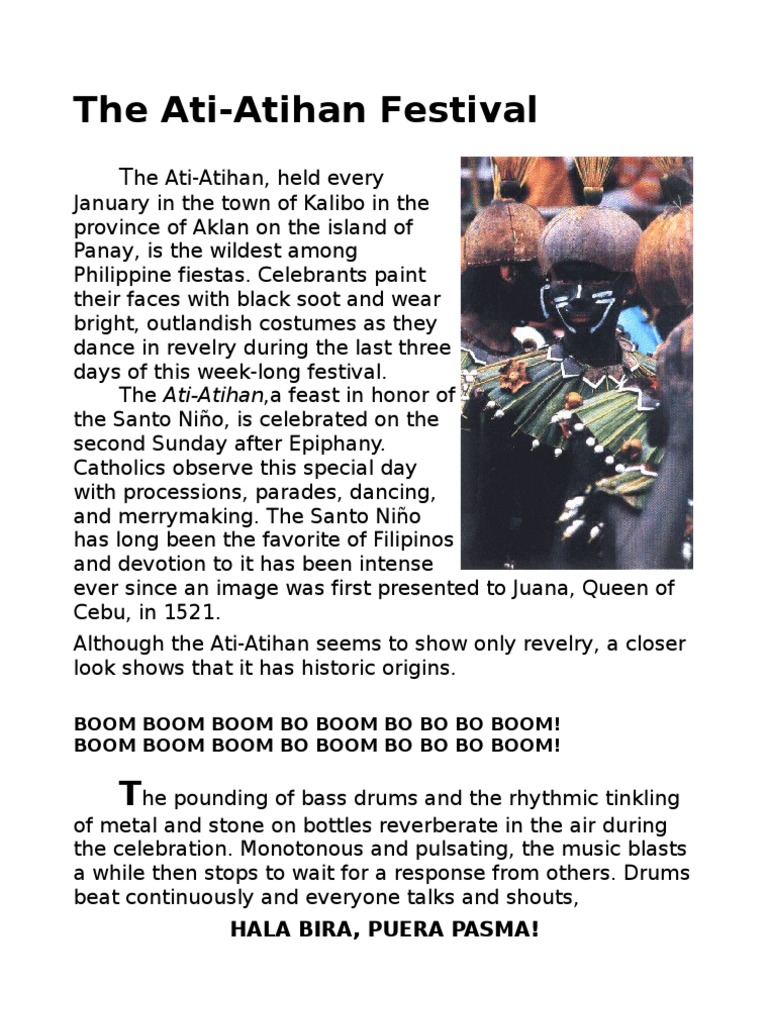 Ati Atihan Festival | Philippines | Religion And Belief | Free 30-day ...