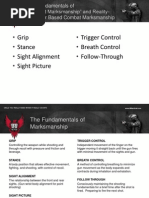 Fundamentals of Marksmanship | PDF | Marksman | Firearms