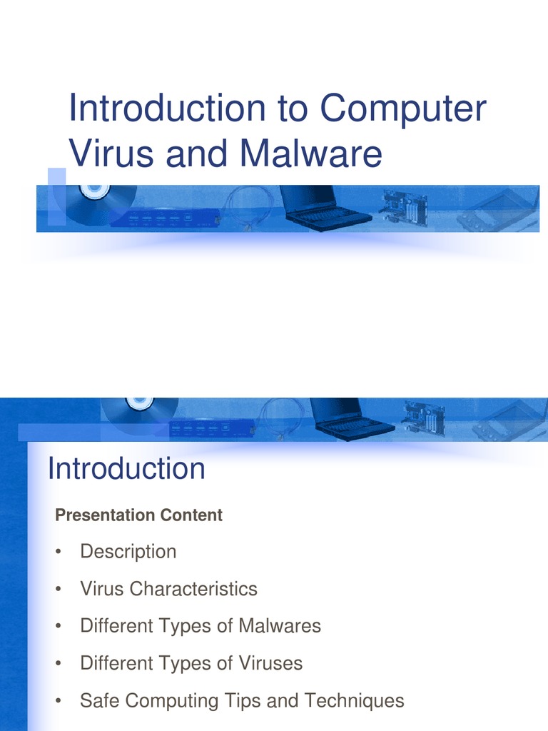 Introduction To Computer Virus And Malware | Computer Virus | Malware