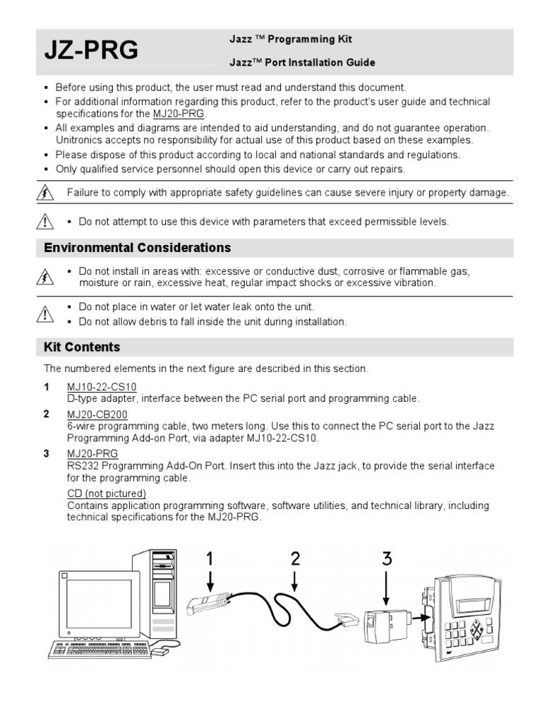 JZ PRG Instl Guide | PDF | Electronic Engineering | Electronics