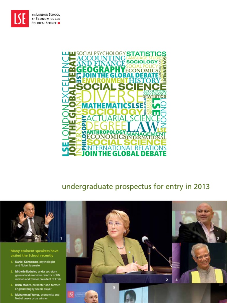 Undergraduate Prospectus 2013 | Download Free PDF | London School Of Economics | Academic Degree