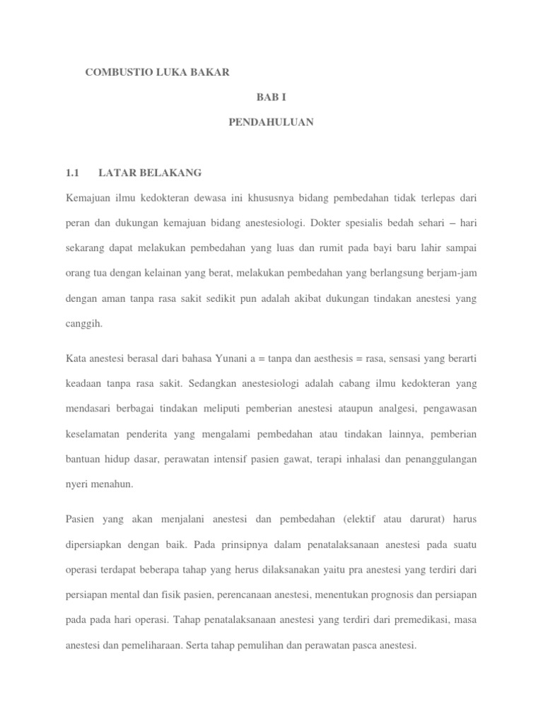 Combustio Luka Bakar | PDF | Kesehatan Holistik | Sains & Matematika