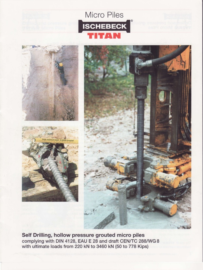 Titan Micropiles | PDF | Deep Foundation | Reinforced Concrete