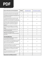Standards From The QM Higher Education Rubric | PDF | Educational Assessment | Learning