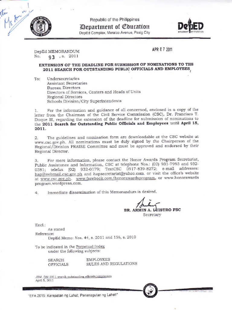 2 DepED+Memorandum+No.93+s | Download Free PDF | Government Agencies ...