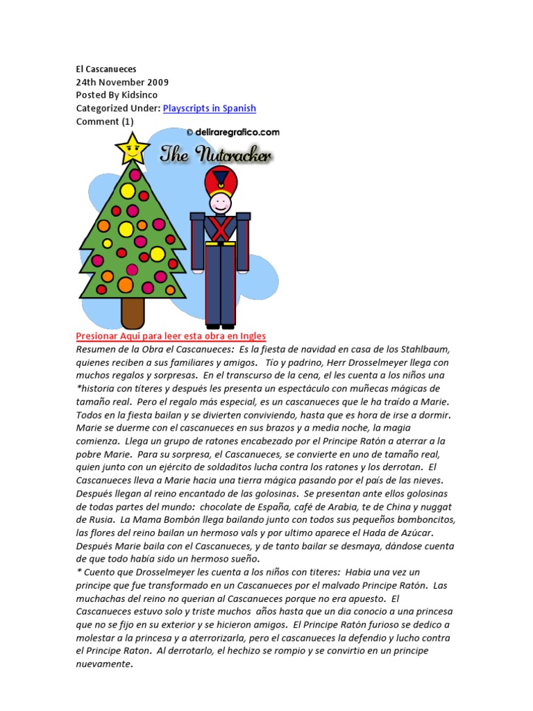 Cuento El Cascanueces para Niños | PDF | El cascanueces | Navidad