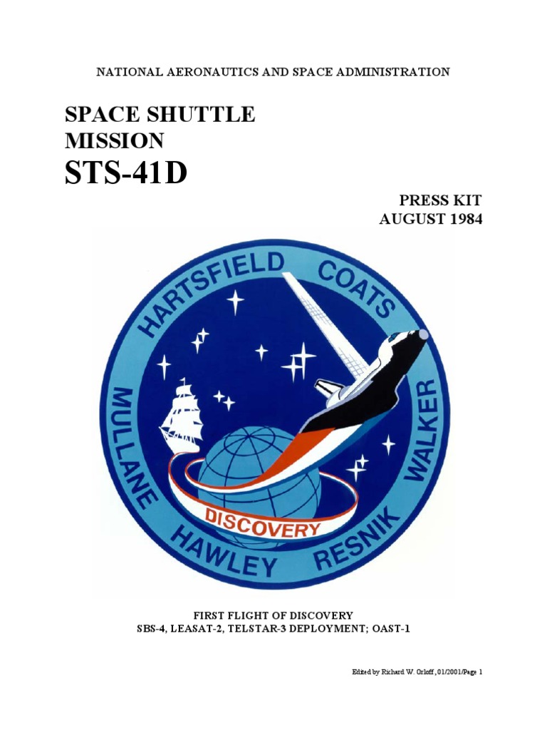 Space Shuttle Mission STS-41D | PDF