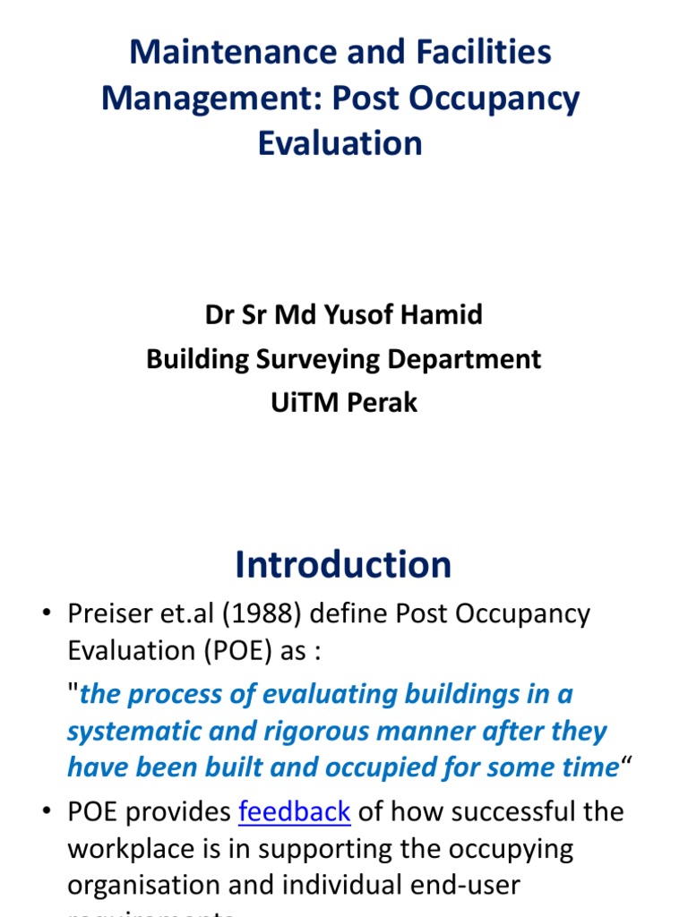 Post Occupancy Evaluation Insights | PDF | User Experience | Usability