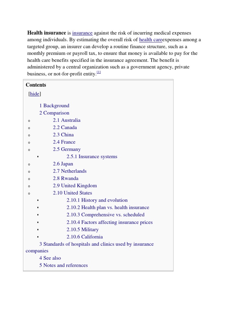 Health Insurance | PDF | Insurance | Service Industries