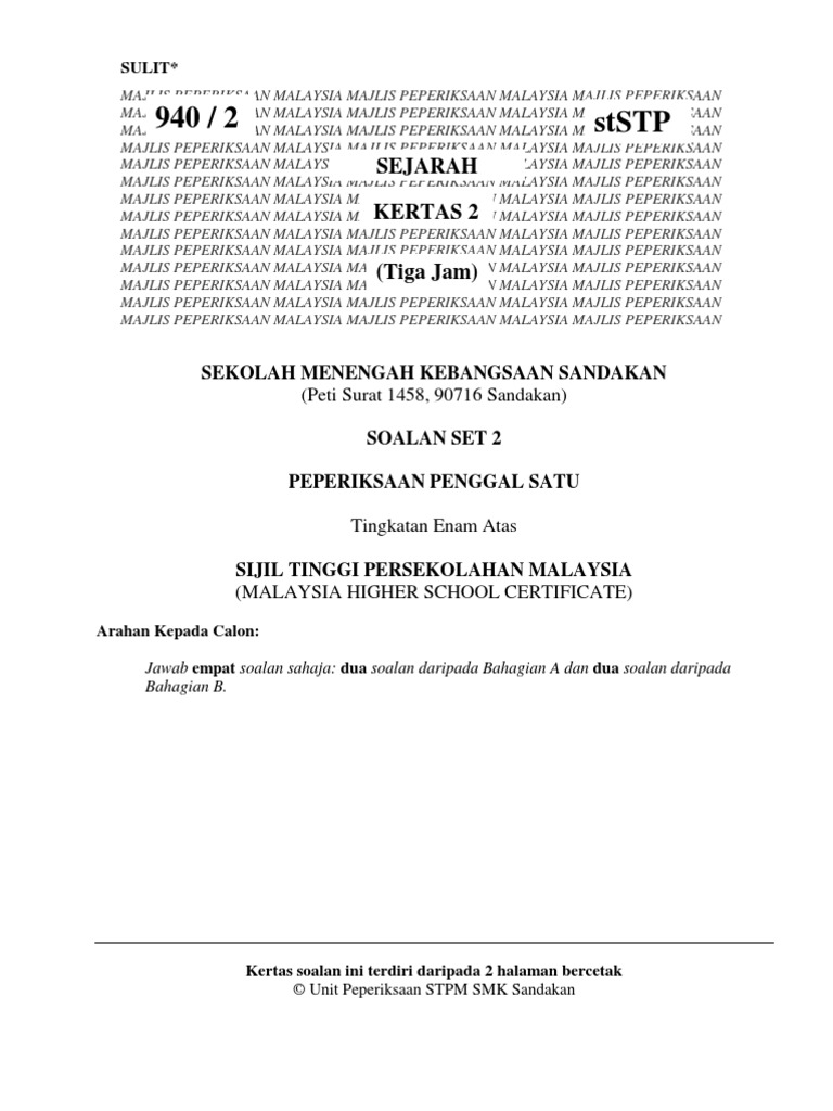 Soalan Set 2 | PDF