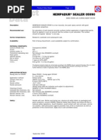 Hempel's Epoxy Knifing Filler - Datasheet | PDF | Paint | Abrasive