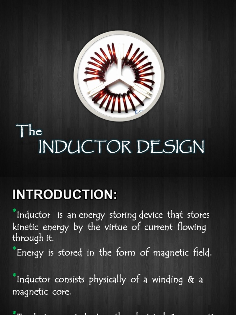 Inductor Design Process Explained | PDF | Science & Mathematics