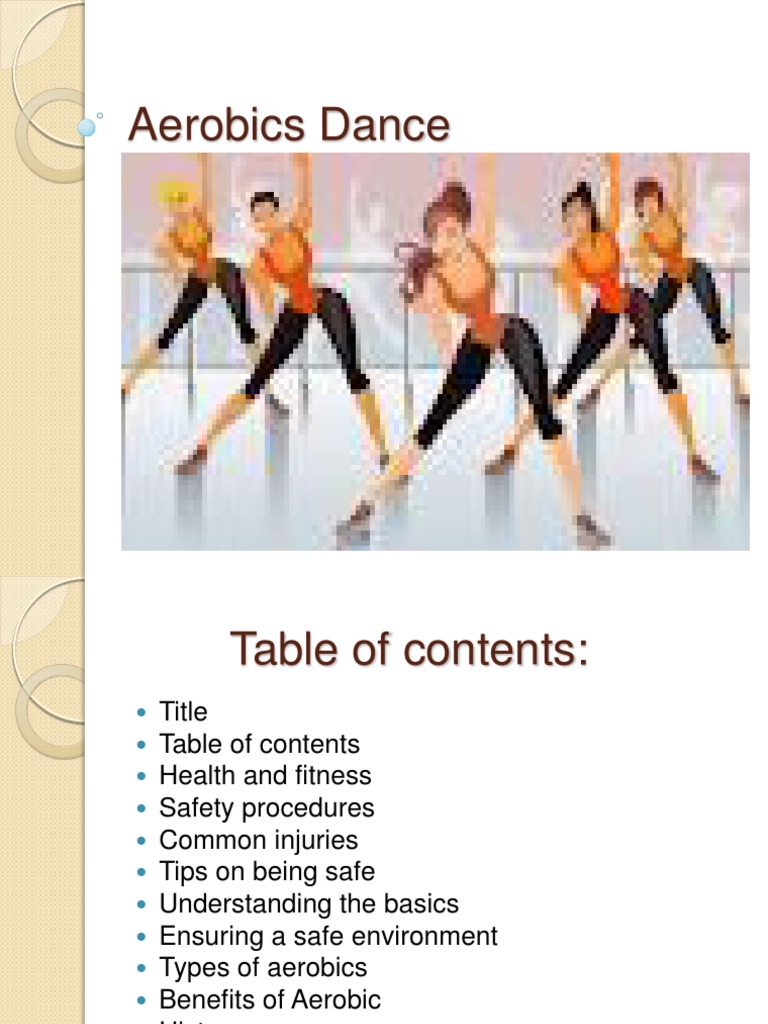 Aerobics Dance | PDF | Aerobic Exercise | Physical Exercise