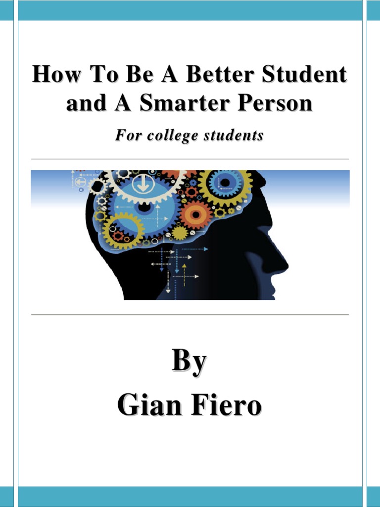 How To Be A Better Student and A Smarter Person | PDF | Intelligence ...