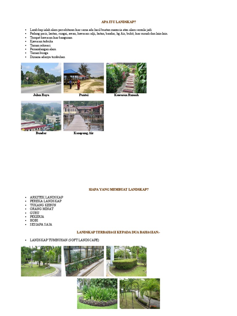 Apa Itu Landskap | PDF