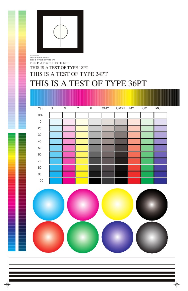 Copier Test Chart 1 | PDF