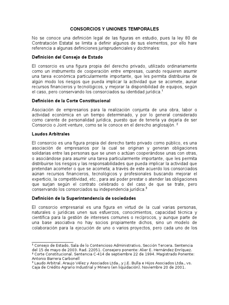 Aspectos Legales, Contables y Tributarios de Los Consorcios | PDF ...