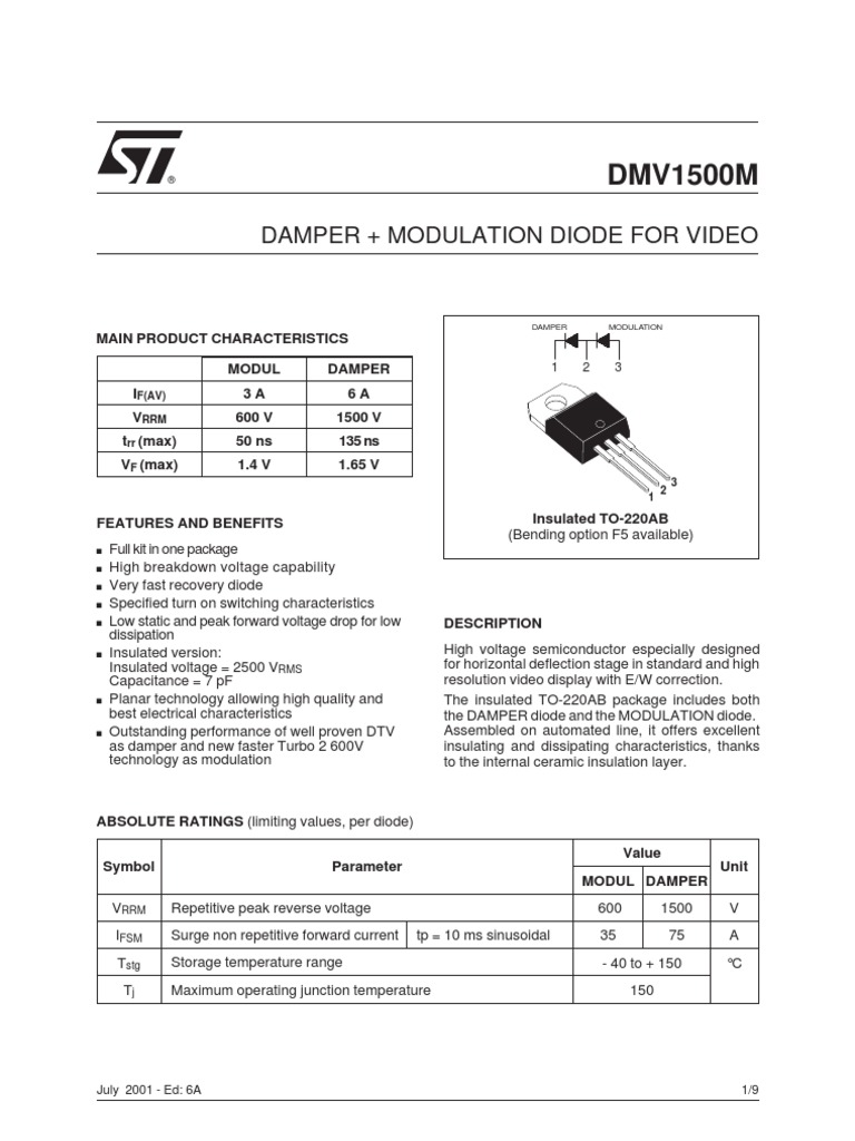 DVM 1500 M | PDF | Diode | Insulator (Electricity)
