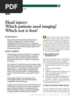 # CT Head Scan NICE Algorithm 2023 | PDF | Radiology | Causes Of Death