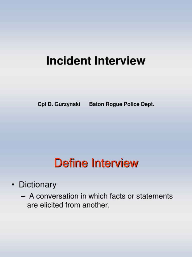 Interview and Interrogation | PDF | Witness | Confession (Law)