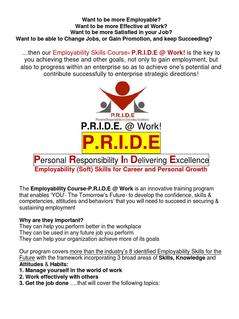 Employability Skills | PDF | Competence (Human Resources ...