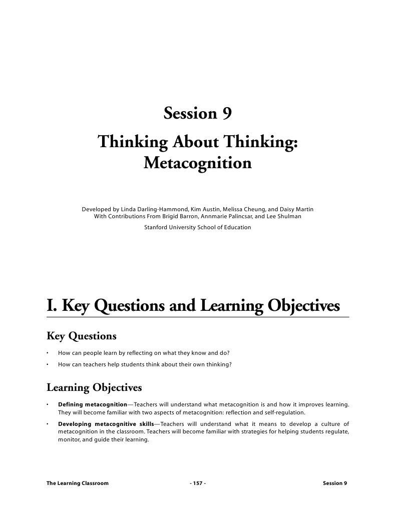 09 Metacog | PDF | Career & Growth | Science & Mathematics