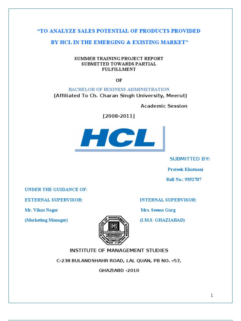 HCL | PDF | Electronics | Media Technology