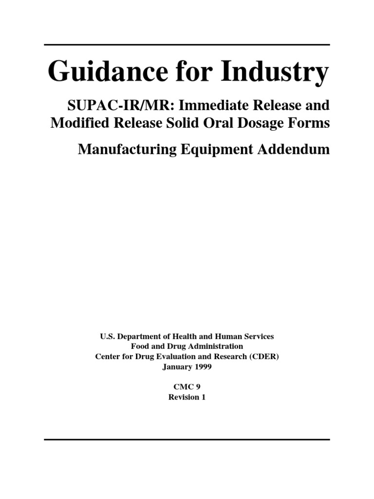 Guia Supac | PDF | Tablet (Pharmacy) | Mill (Grinding)