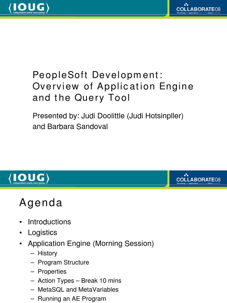 Peoplesoft Development Overview Application Engine | PDF | Sql | Email