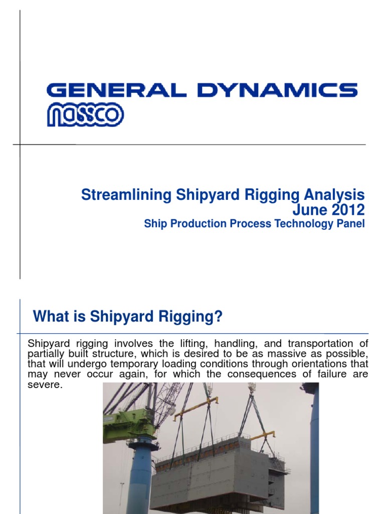 FY10 Rigging Analysis Presentation | PDF | Strength Of Materials | Lift ...