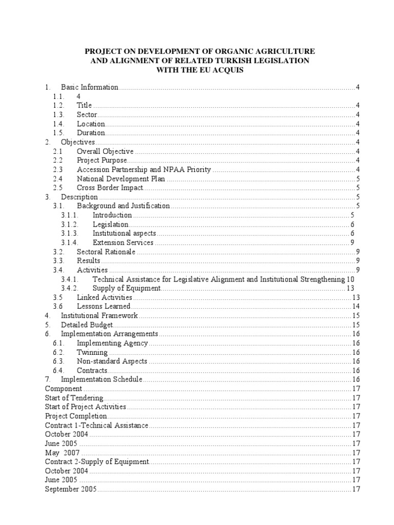 Organic Project | PDF