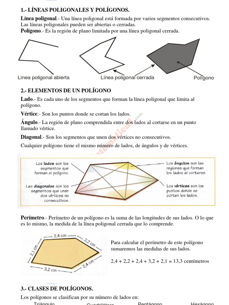 Las Figuras Planas (Polígonos) | PDF | Polígono | Triángulo