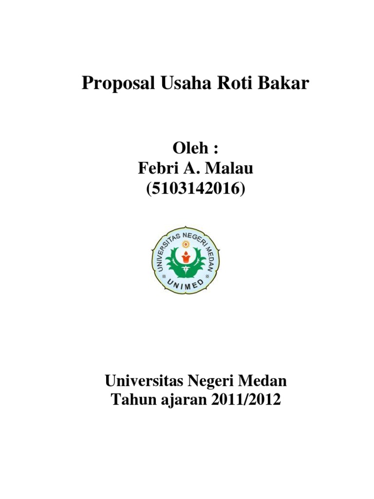 Proposal Usaha Roti Bakar | PDF