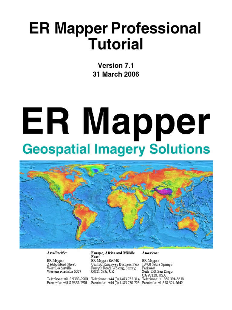 ER Mapper | PDF | Digital Image | Geographic Information System