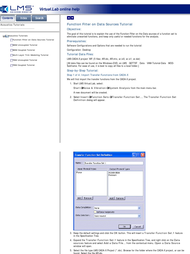 Acoustics Tutorials | PDF | Function (Mathematics) | System Software