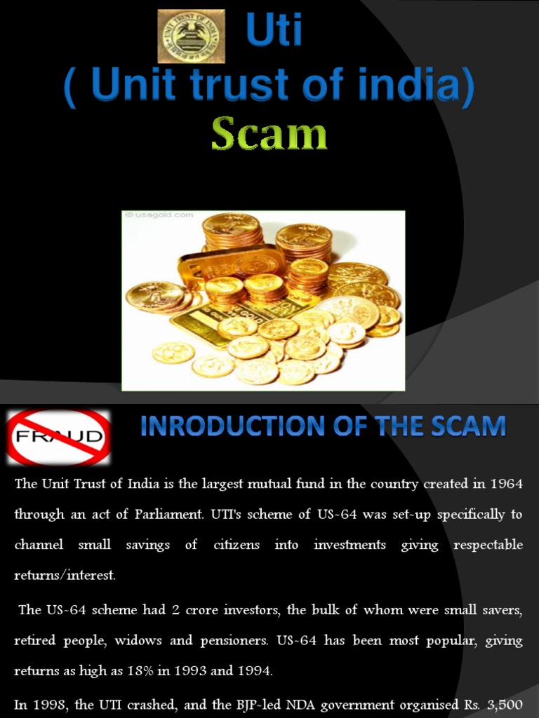 UTI Scam | PDF | Investing | Economies