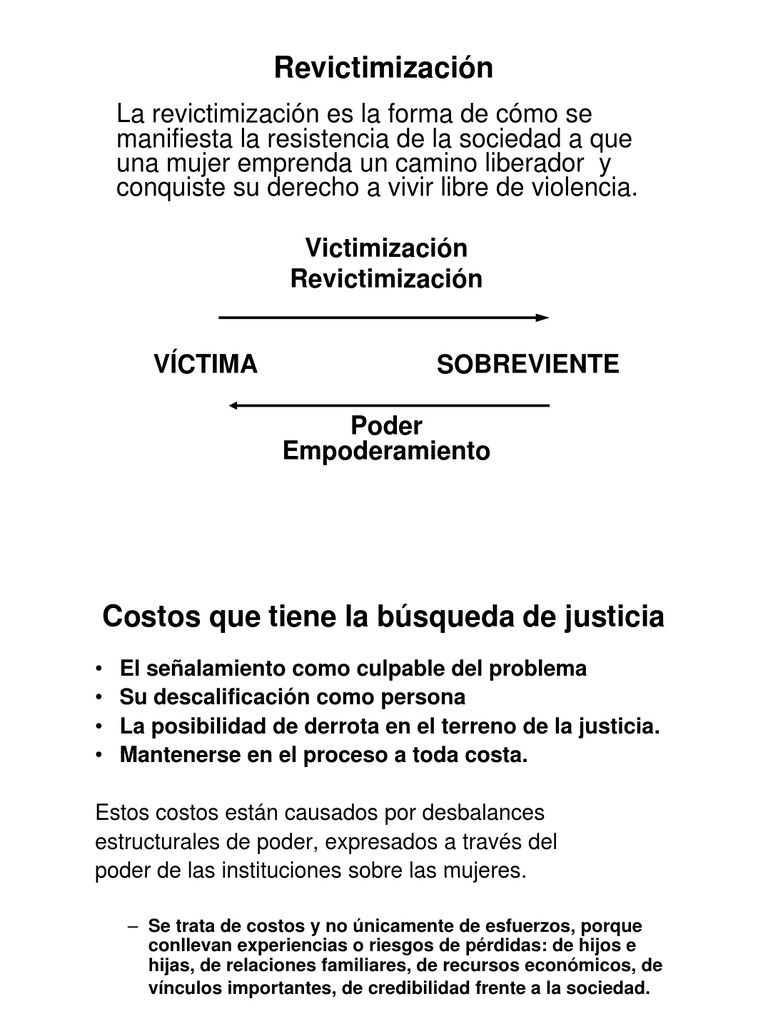 Revictimizacion
