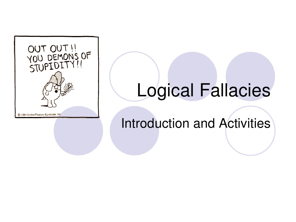 LogicalFallaciesIntro Activities | PDF | Fallacy | Logic