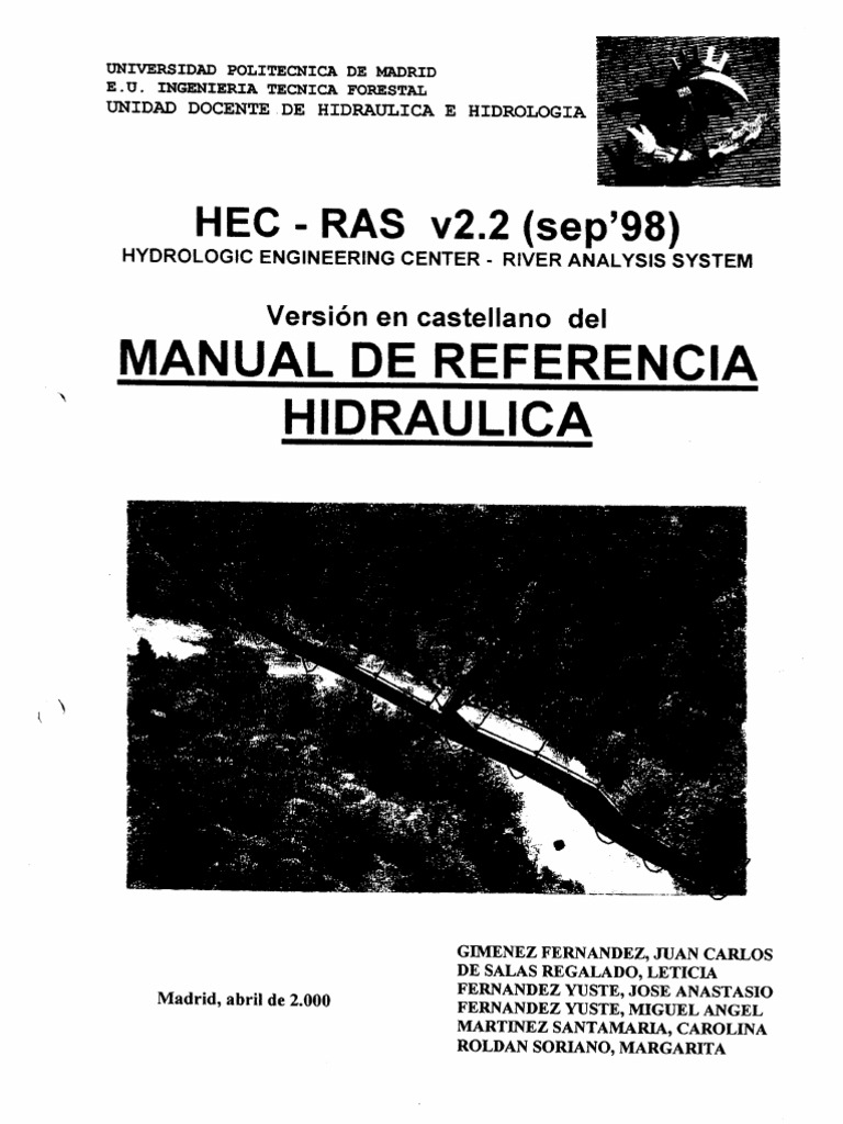 Hec Ras v22 Manual Referencia Hidraulica | PDF | Movimiento (física) | Olas