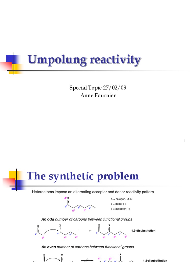 umpolung | Organic Chemistry | Chemical Reactions
