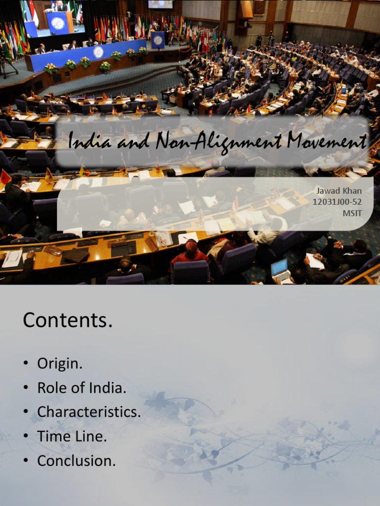 Non Alignment Movement | PDF | Non Aligned Movement | Foreign Policy